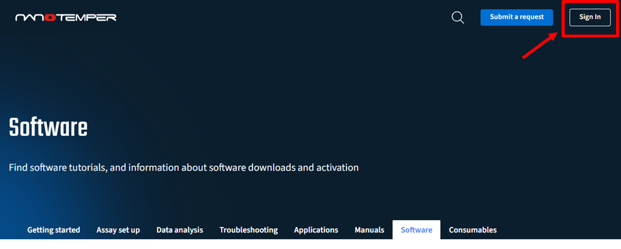 Prometheus software download instructions – NanoTemper Technologies