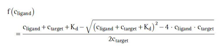 Kd Fit Model for Spectral Shift assays – NanoTemper Technologies
